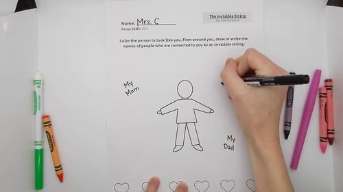 Invisible String Lesson | Valentine's Day | Comprehension and Social ...
