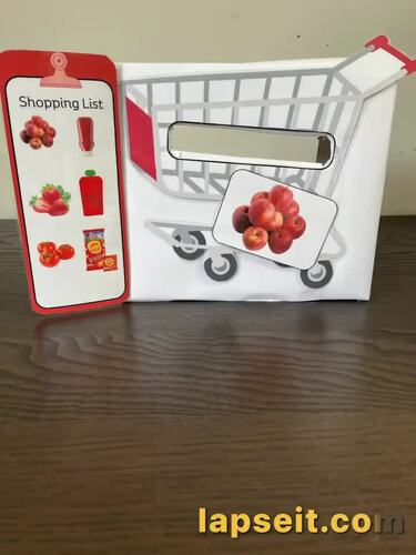 Play and Learn Real Food Shopping: EYFS Vocabulary and Color Matching