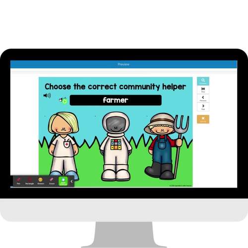 Community Helpers Boom Cards™️ | Occupations by Sprinkle it with French