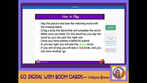 Boom™ Cards: Final Blends for phonological awareness by Katrina Bevan