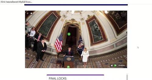 First Amendment DIGITAL ESCAPE ROOM for Google Drive® - Constitution