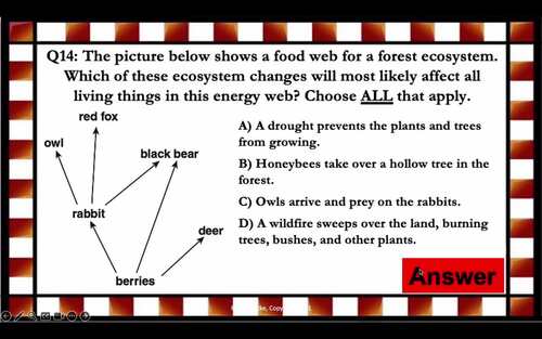 Organisms and Environments Game Tech Time (TEKS 5.12ABC Digital Review ...