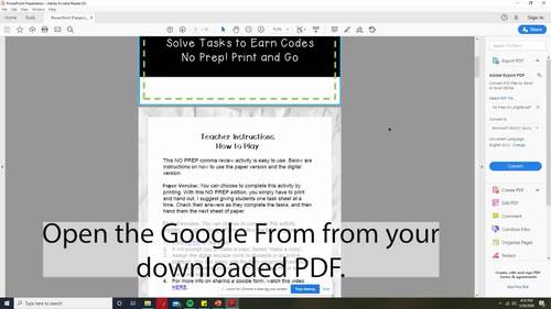 Comma Rules Breakout Escape Room NO PREP Paper and Digital | TPT