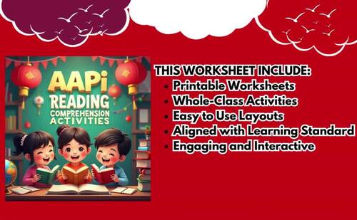 Asian American and Pacific Islander Reading Comprehension Activities ...