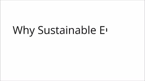 Sustainable Energy | Video Lesson, Handout, Worksheets | Environmental ...