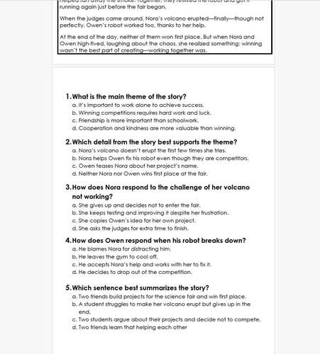 5th Grade Theme & Summarizing Quarterly Reading Assessments & Tracking ...