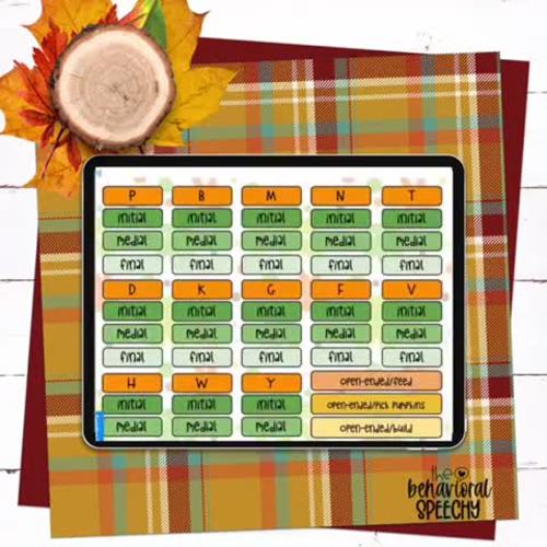 Fall Fun Articulation Boom Cards: Late Sounds & Blends | TPT