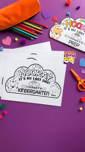 Last Day of School Crowns | End of Year Craft Activity | Many Wording ...