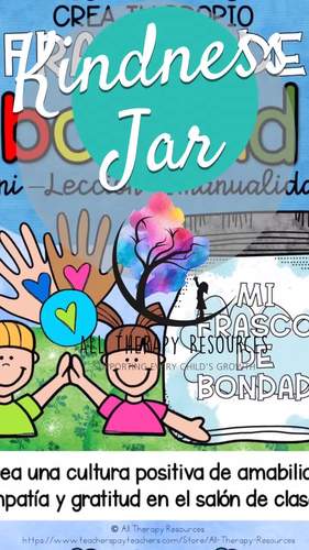 SPANISH VERSION -Kindness Jar - Lesson & Craft - Gratitude Empathy ...