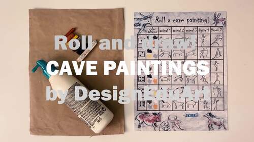 Cave Paintings - Prehistoric Art History Activity - Roll and Draw Art ...