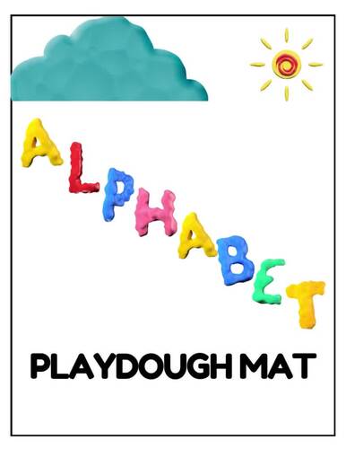 Alphabet Playdough Mats for Kids | Printable Letter Tracing & Fine ...