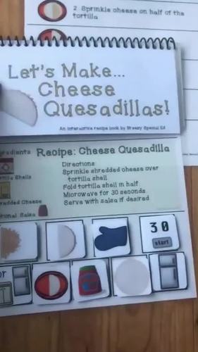 Visual Recipes and Interactive Cookbooks for life skills special education