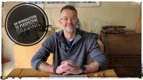 Video Art Lesson. One Point Perspective Drawing by Start Art Education