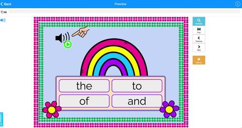 Boom Cards™ Distance Learning-Sight Word Practice -List #1 | TpT