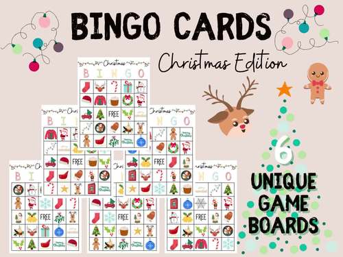 Christmas Bingo | Printable Kids Christmas Activity | Christmas Bingo ...