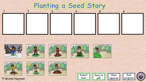 story - planting a seed - interactive game by musicwonderwoman | TPT