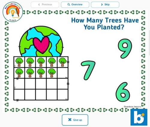 Earth Day Counting Boom Cards | Earth Day Math Activities | Earth Day ...