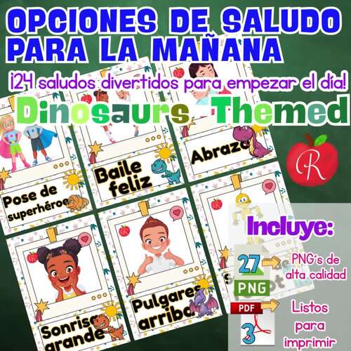 Spanish Morning Greetings Choices Posters | Saludos |Classroom Decor ...