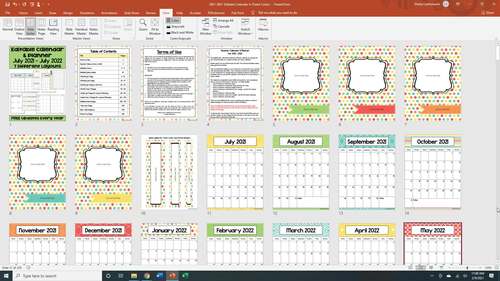 2021-2022 Editable Calendar and Planner | FREE Updates by Sheila Cantonwine