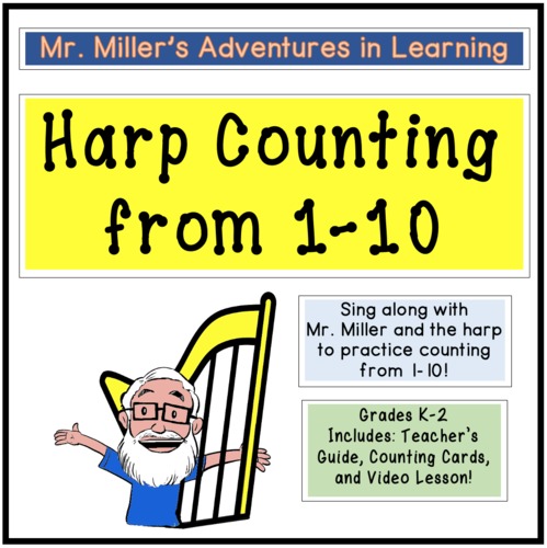 Harp Counting from 1 - 10! by MrMillerLearning | TPT
