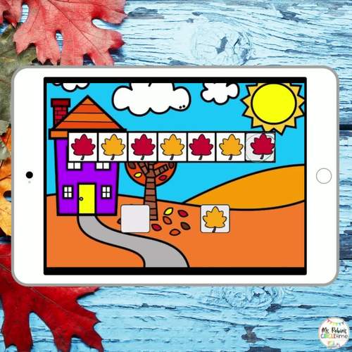 Kindergarten Pattern Activity - Fall Patterns by Ms Robin's Circle Time