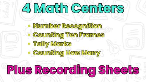 Falling Leaves Numbers & Counting Kindergarten Math Activities & Centers