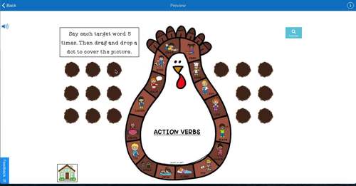 THANKSGIVING TURKEY, DIGITAL BOOM CARDS, LANGUAGE (SPEECH THERAPY) by ...