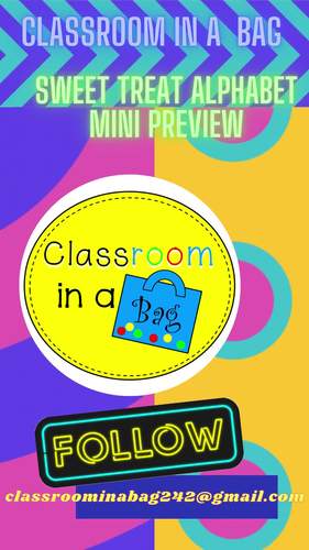 Sweet Treat Alphabet BULLETIN BOARD / CLASSROOM DISPLAY SET | TPT