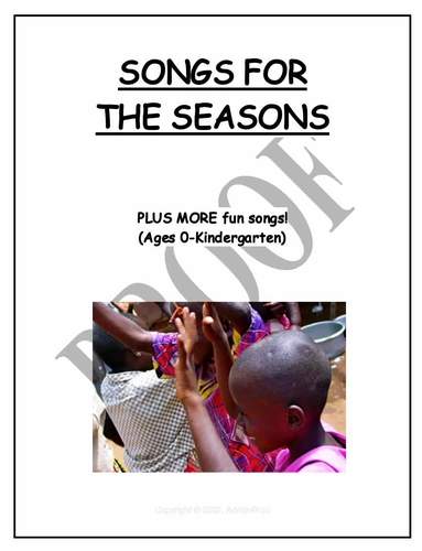 Learning Songs Collection by Admin 4 You | TPT