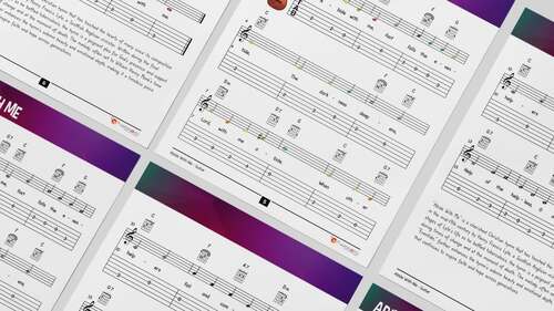 Abide With Me - Hymn | Easy-to-Play Guitar Sheet Music & TAB by HardPlayed