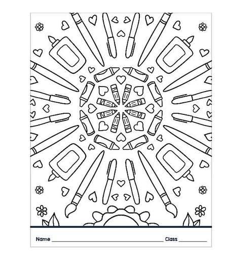 Art Workbooks for early finishers. Kindergarten Art activities ...