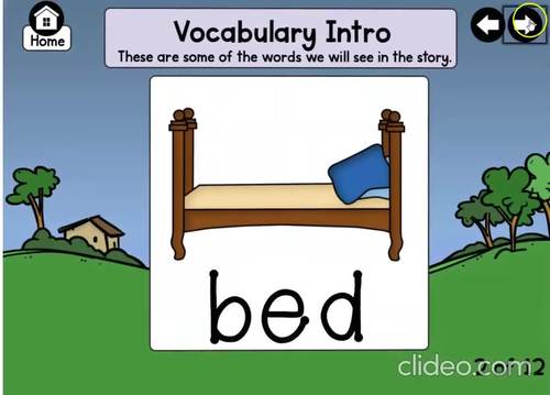 The Napping House Early Language Digital Book Companion Unit (Boom Cards™)
