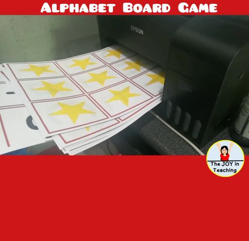 Pre-K Alphabet Boardgame by The Joy in Teaching | TpT