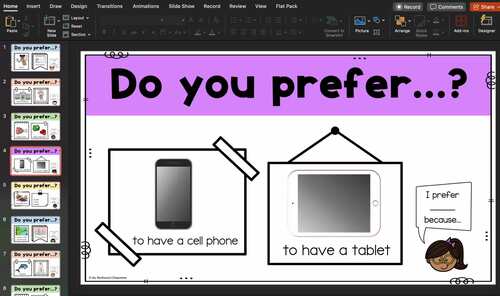 Would You Rather? Morning Meeting 3 Slides | English Language Learners ...