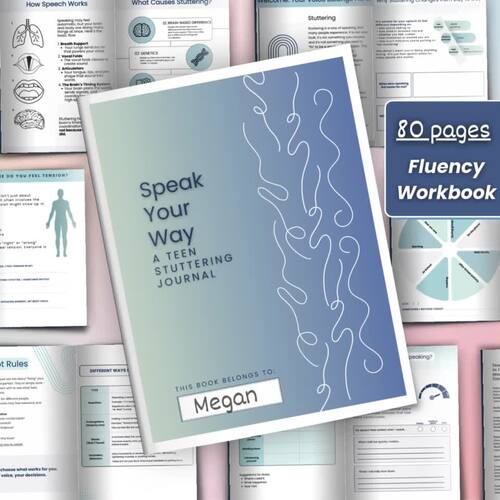 A Comprehensive Teen Stuttering Workbook for High School Fluency & Self ...