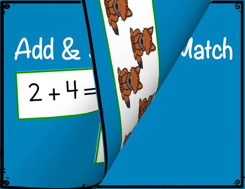 Desert Themed Addition & Subtraction 0-10 Number Sentence Match | TPT