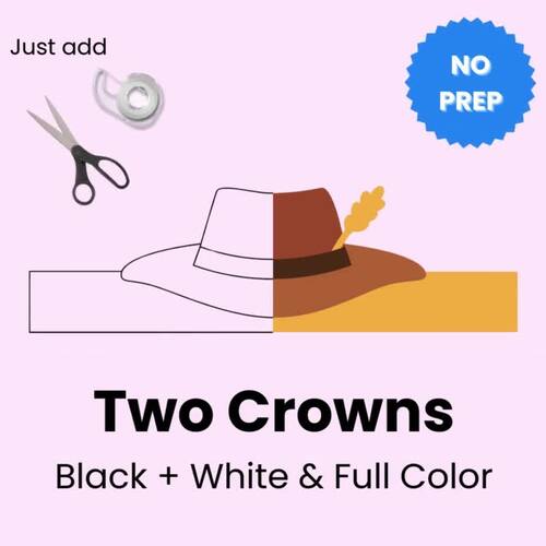 Farmer Hat Crown / Mask / Costume / Animal / Headband ** Two Crowns