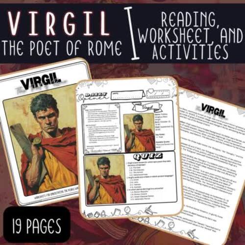 Virgil and the Aeneid: Reading, Worksheet, and Activities | TPT