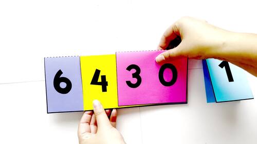 Place Value Tents Manipulative Number Tent Cards To 10000 Decimals 2nd ...