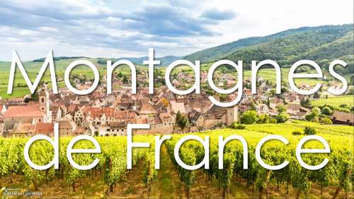 French France Mountain Range Geography Comprehensible Input Vocabulary ...