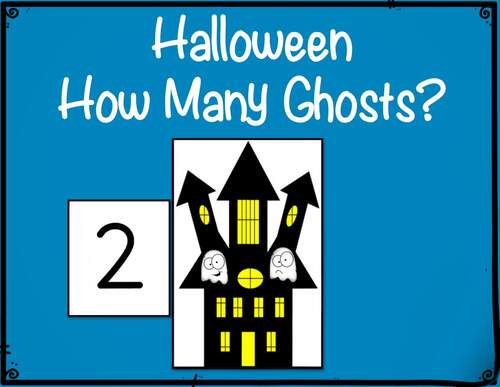 Halloween Counting Games: How Many Ghosts? by The Teaching Scene by Maureen