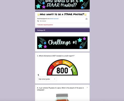 6th Grade Math STAAR Test Review Digital Game BUNDLE by iTeach2 | TPT