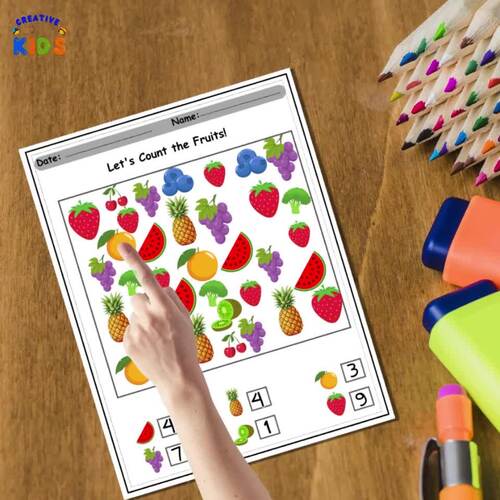 Educational Worksheets for Learning Numbers 1 to 10 │ Math Practice for ...