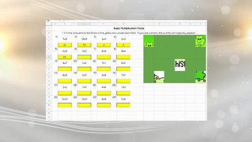 St. Patrick's Day Multiplication Fact Practice Picture Puzzle for ...