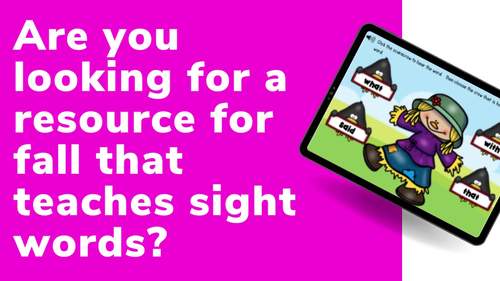 Sight Words Boom Cards 1-25 | Digital Task Card Game by Fiddleheads