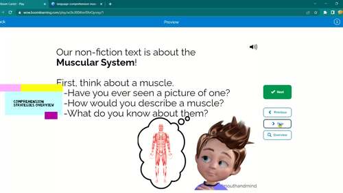 Language Comprehension in Children- The Muscular System! by Of Mouth ...