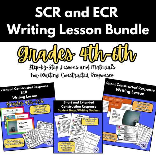 RLA STAAR:ECR and SCR Writing Bundle with Resources and Lessons | TPT