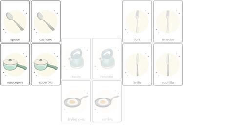 English - Spanish Flashcards – Home & Classroom Vocabulary | 80 ...