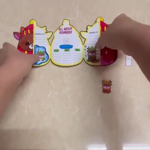 All About Reindeers Winter Craft Activity Reindeers Writing Reindeers ...