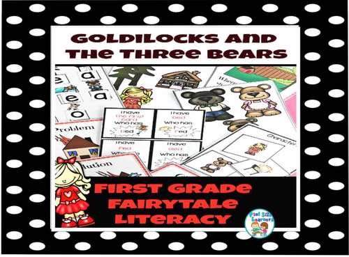 Goldilocks and the Three Bears Unit | Centers | Activities for 1st Grade